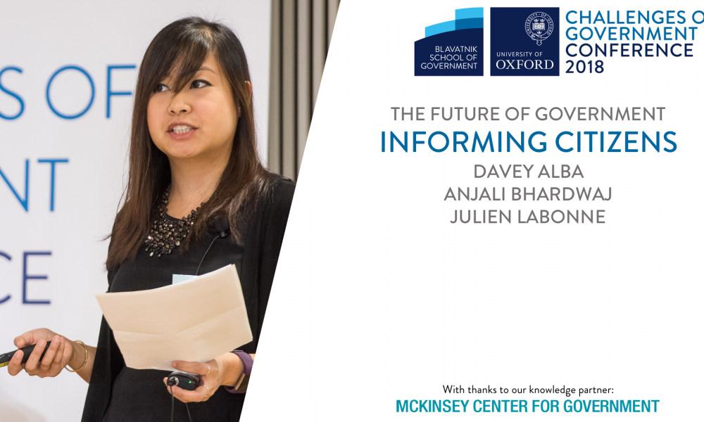 Informing citizens | Blavatnik School of Government